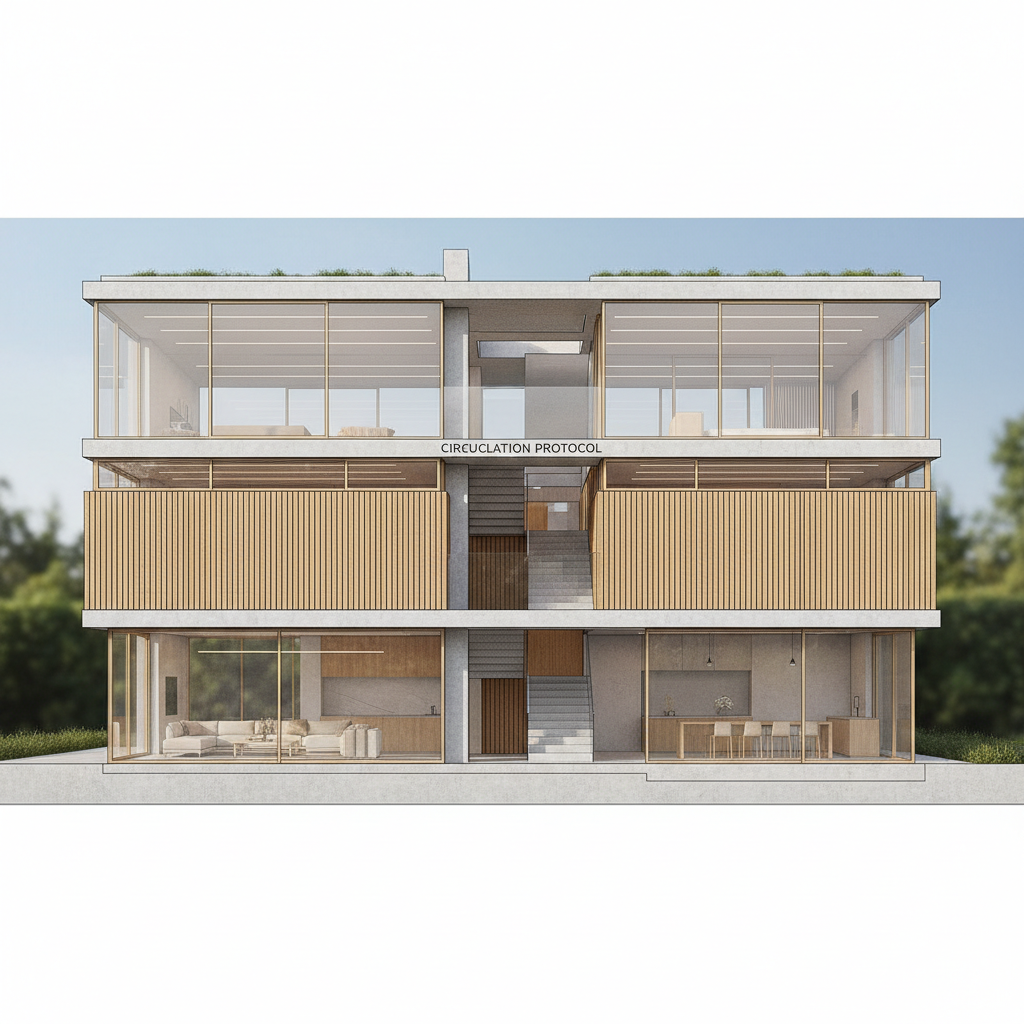 3 Storey Modern House Designs: Fix Noise & Space Flow