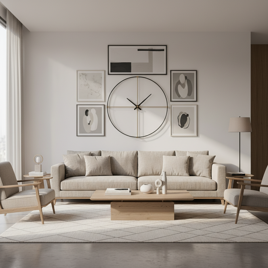 Wall Clock Looks Too Small? Choose Right Clock for Each Room