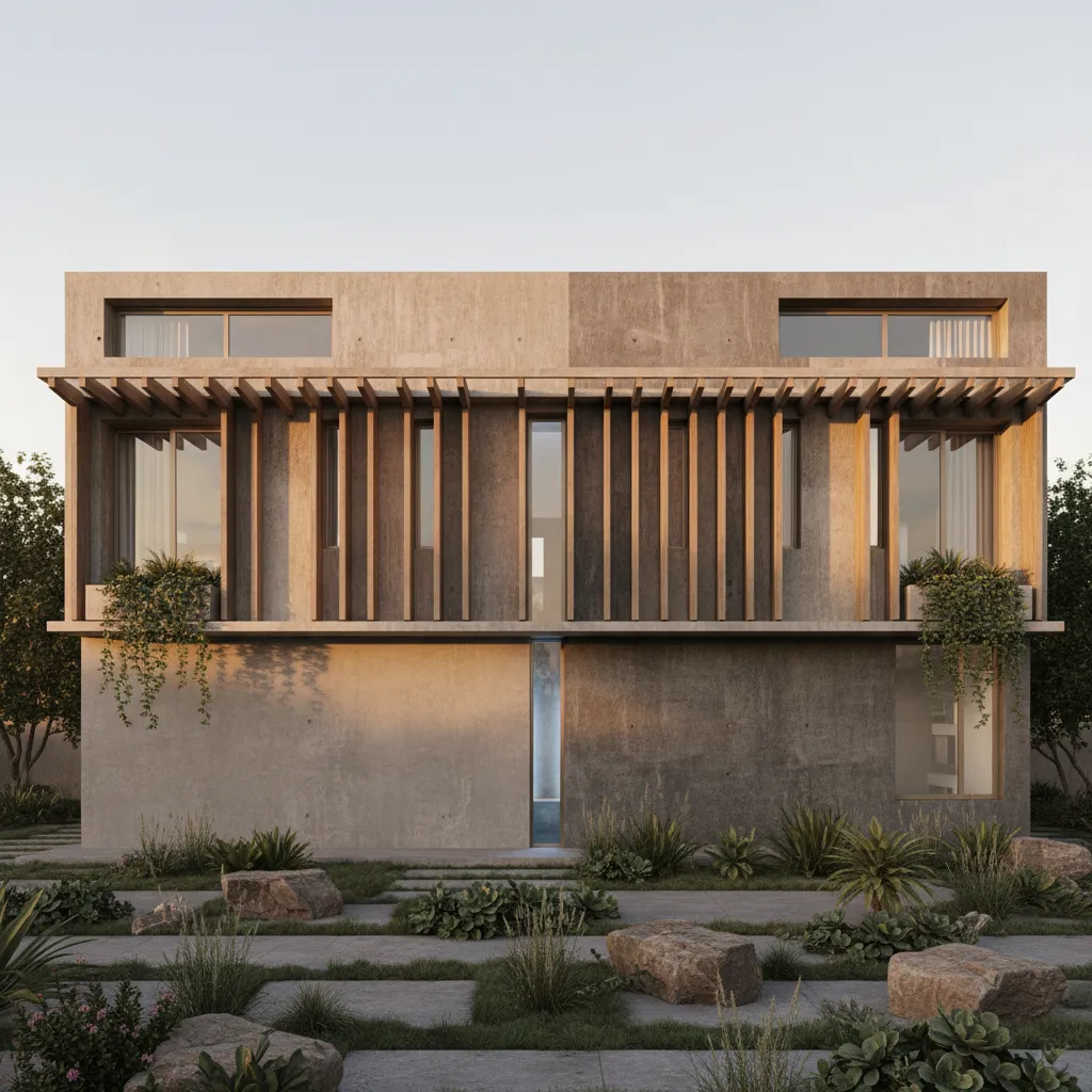 West-Facing Two-Story Home with Underwater Tank | Two Floors Resilient Plan