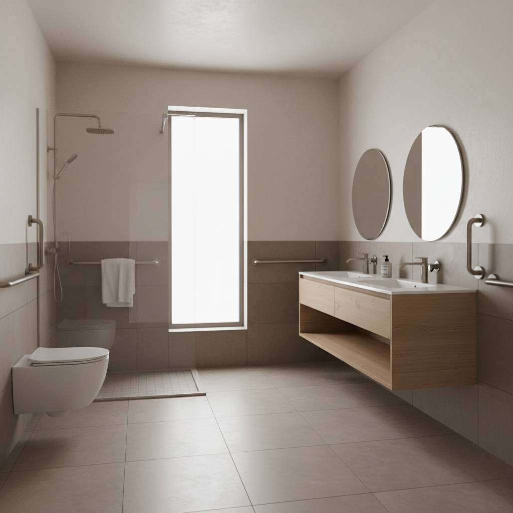 Bathroom Too Tight? Wheelchair Accessible Layout Rules